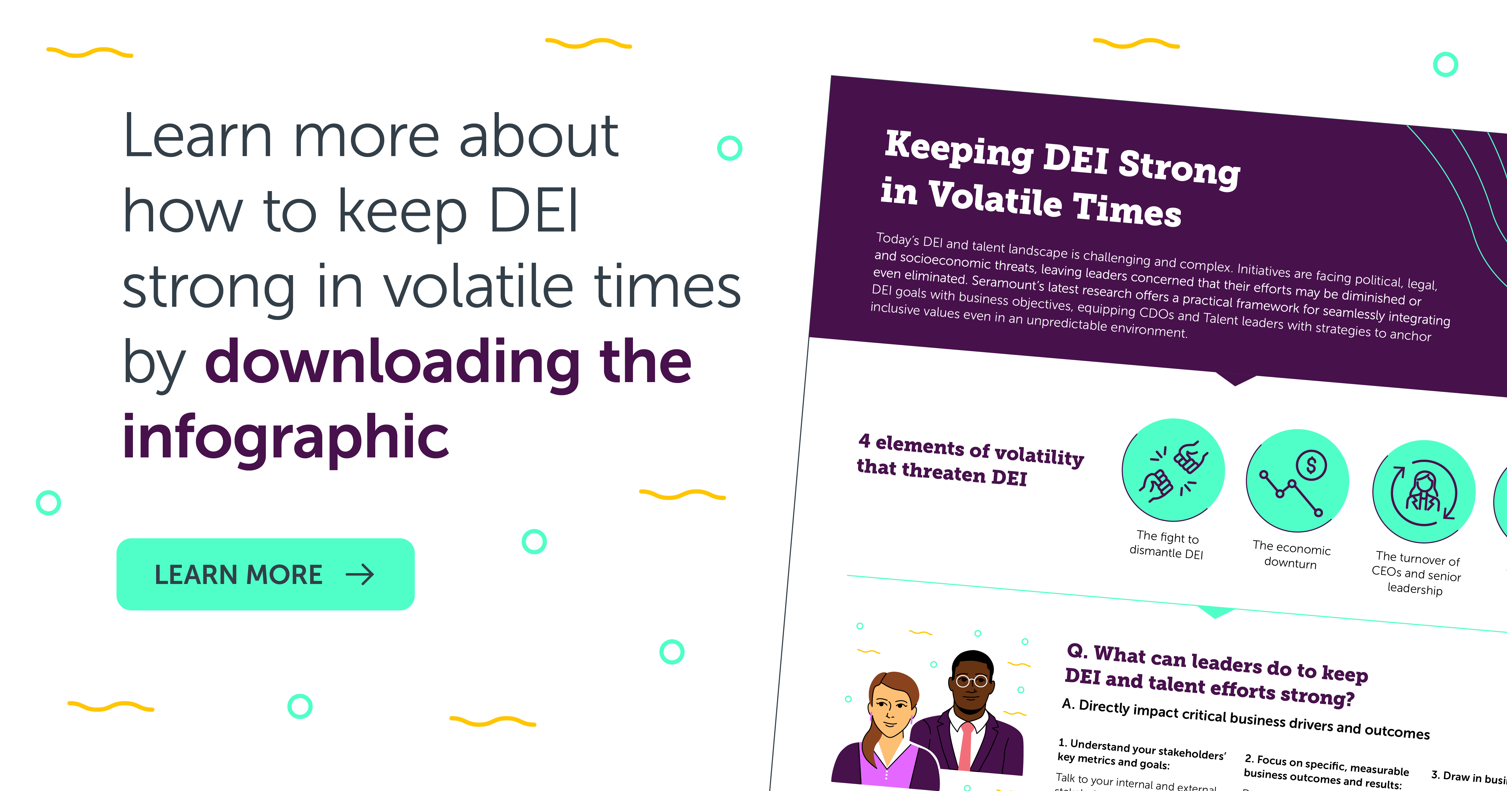 Keeping DEI Strong in Volatile Times | Seramount Infographic