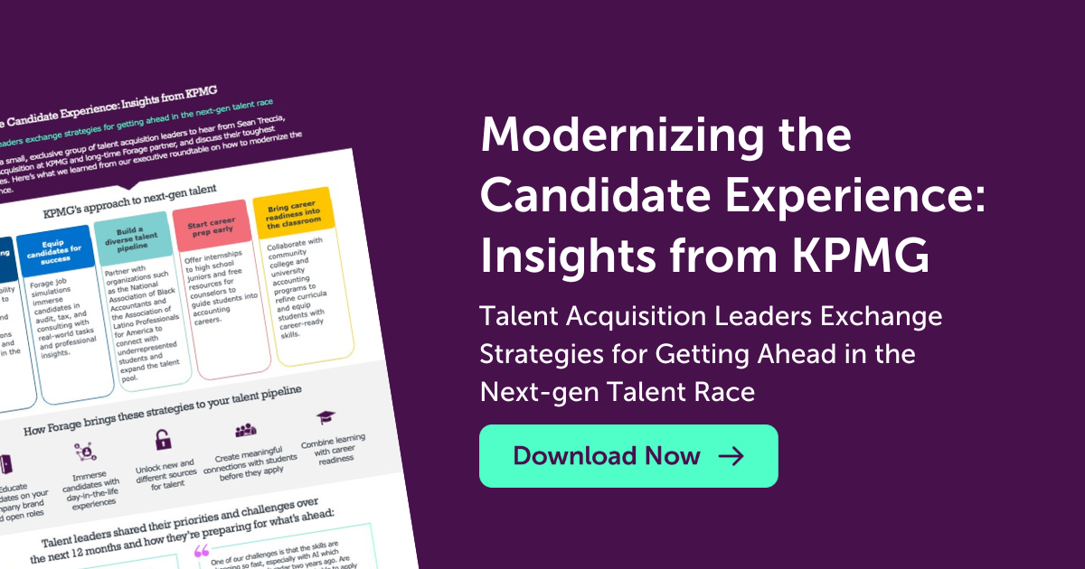 Modernizing the Candidate Experience: Insights from KPMG
