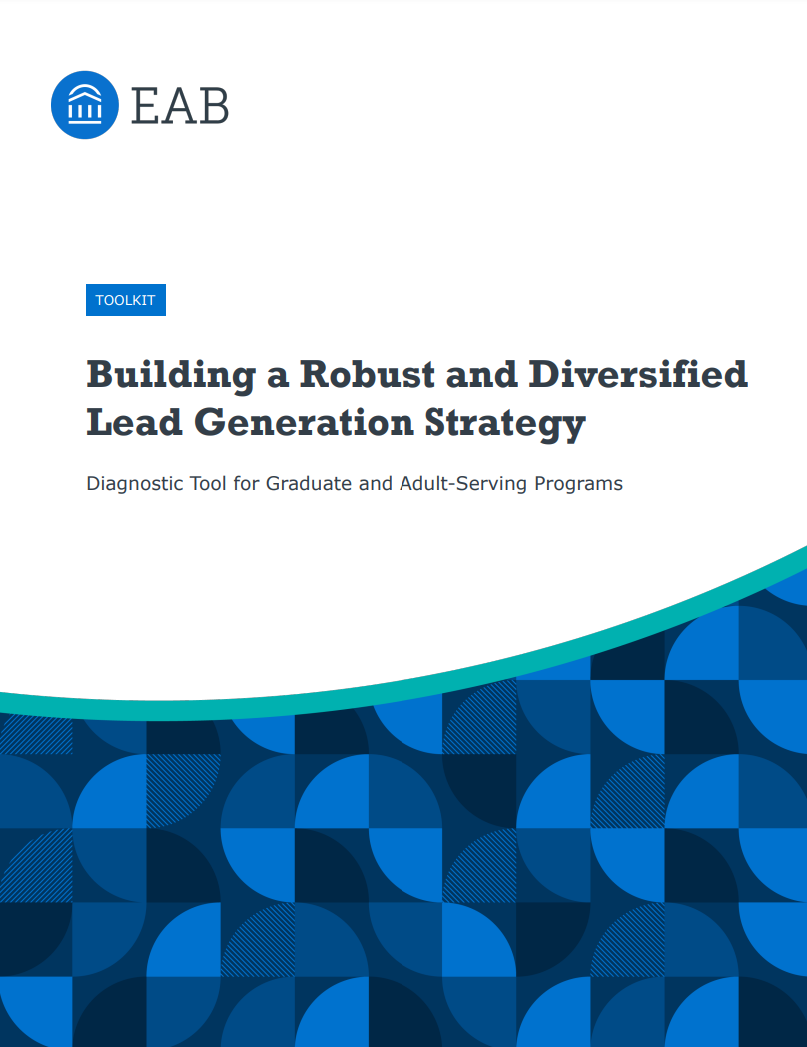 Building a Robust and Diversified Lead Generation Strategy | EAB