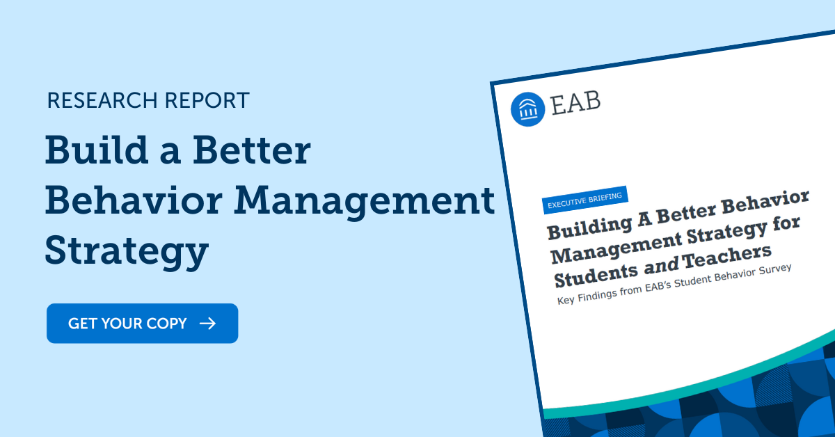 EAB's Student Behavior Survey Executive Brief